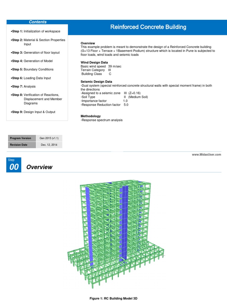 RC Building Design | PDF | Beam (Structure) | Structural Load