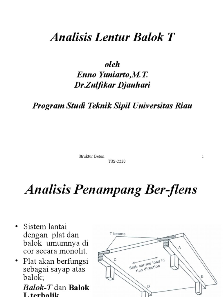 Analisis Balok T | PDF