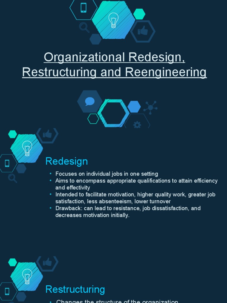 Organizational Redesign, Restructuring and Reengineering | PDF | Joint ...