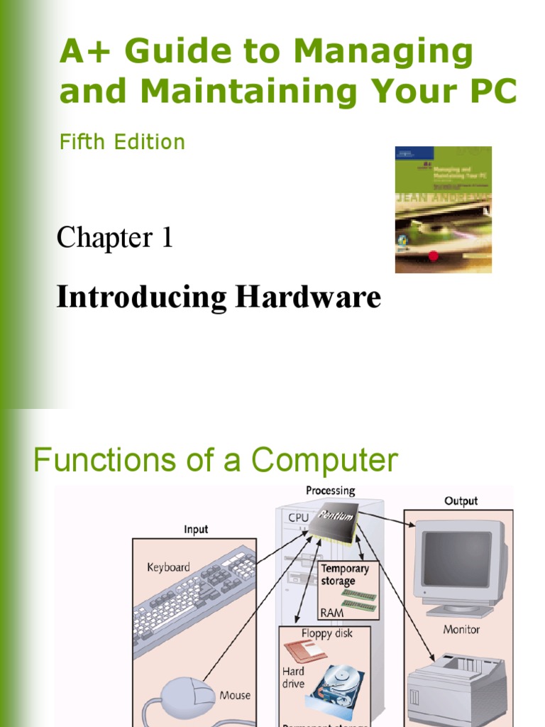 A+ Guide To Managing and Maintaining Your PC - Lecture1 PDF | PDF ...