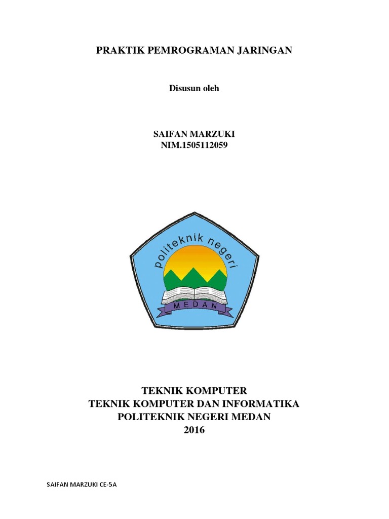 Praktik Pemrograman Jaringan: Disusun Oleh | PDF | Xhtml | Html