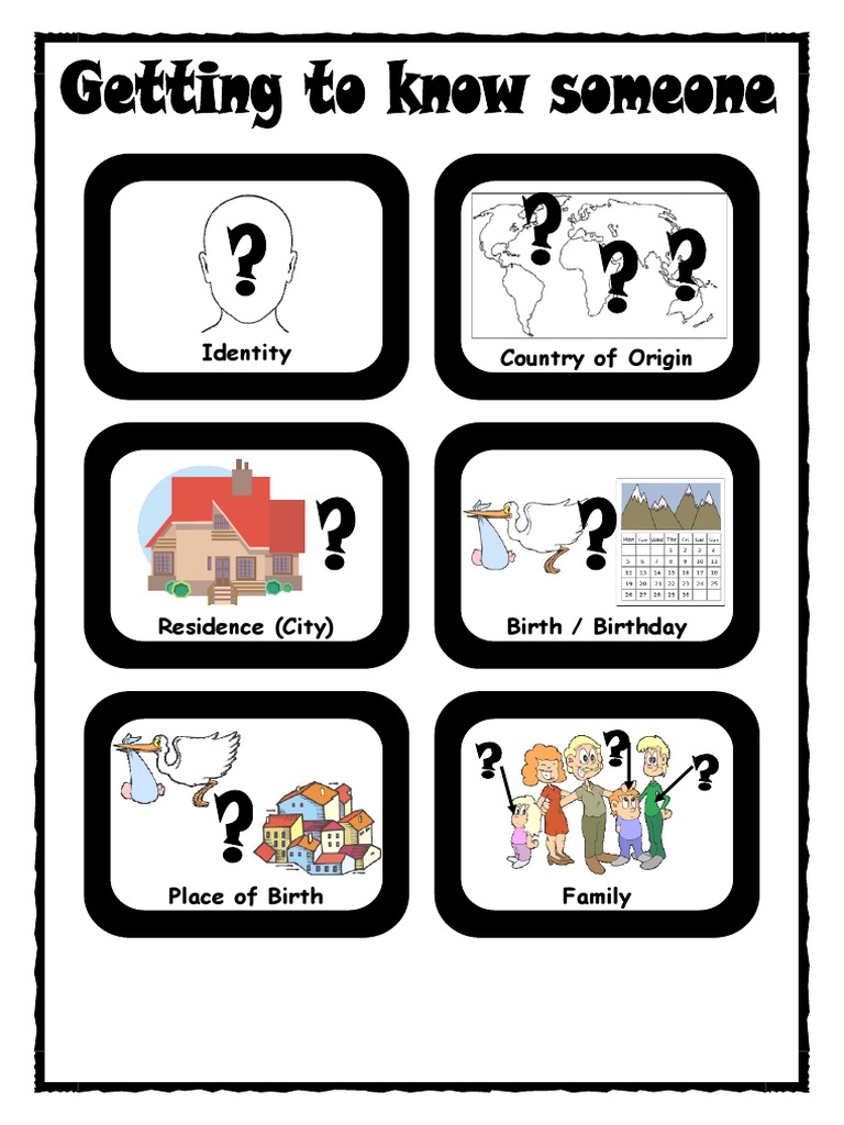 Getting To Know Someone | PDF