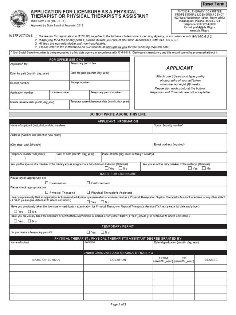 Filling in Data Indianapolis Data Fact Sheet Physical Therapists | PDF ...