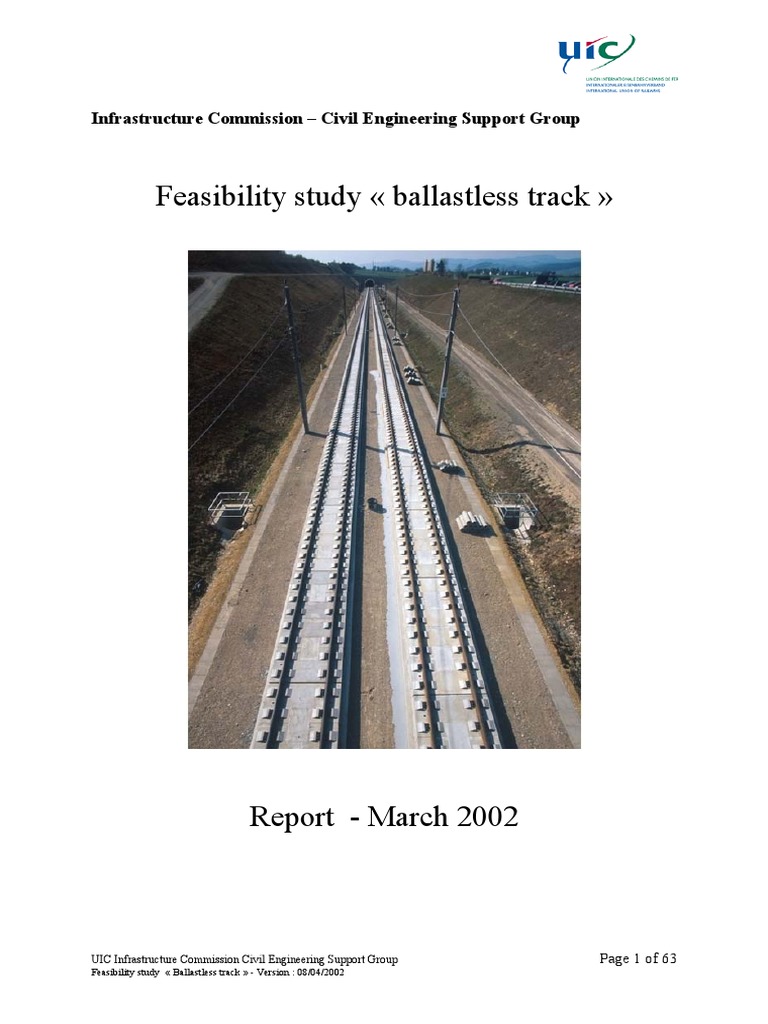 Feasibility Study of Ballastless Track | PDF | Track (Rail Transport ...