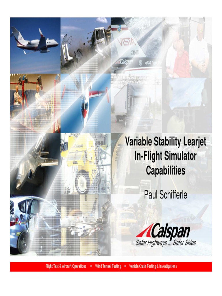 Calspan Aerospace Learjet Ifs 12 Jan 2015 | PDF | Flight Dynamics ...