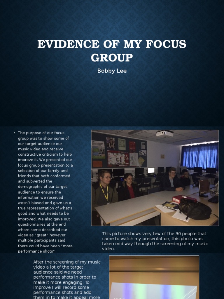 Evidence of My Focus Group | PDF | Focus Group | Cognitive Science