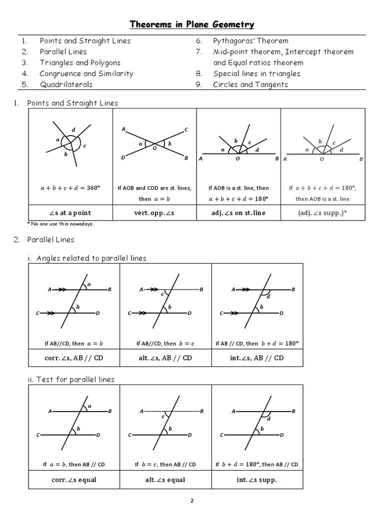 Theorems in Plane Geometry Sec21 | Triangle | Circle