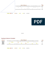 Annual Leave Plan Template 2024 | PDF