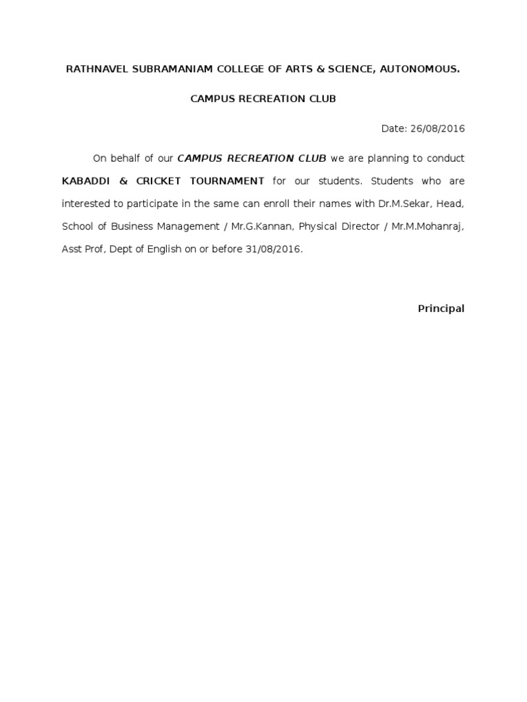 Rathnavel Subramaniam College of Arts & Science, Autonomous. Campus ...