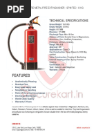 Ceasefire Fire Extinguisher ABC Powder Type Specifications | PDF | Home ...