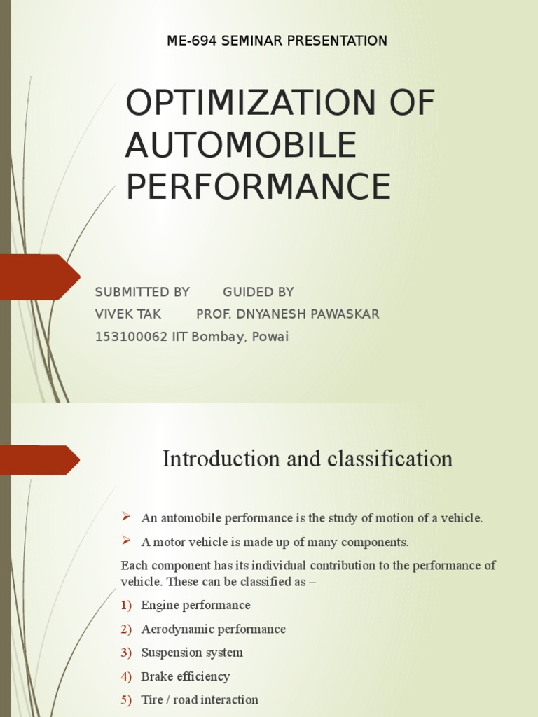 Aerodynamic Optimization in Cars | PDF | Drag (Physics) | Aerodynamics