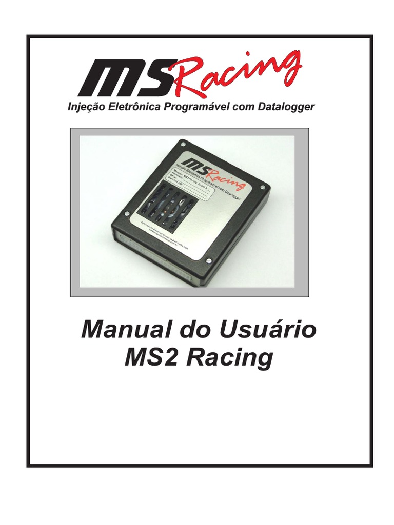 Manual MS2 Racing | PDF | Motor de Combustão interna | Tempo