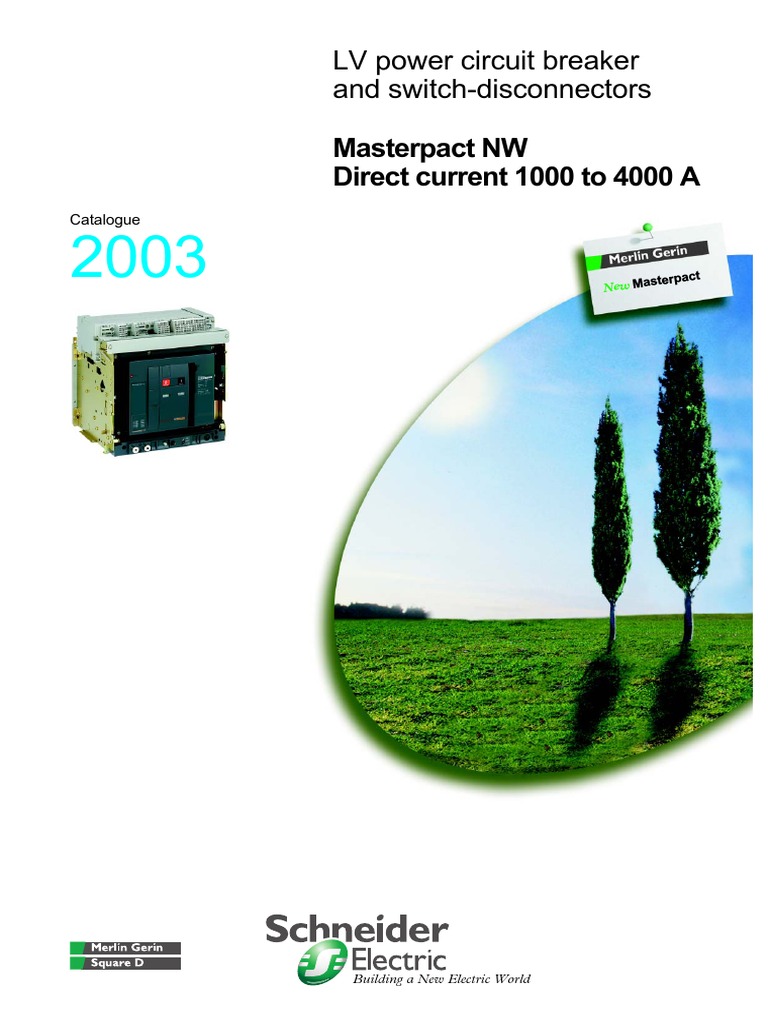 071 - Masterpact NW DC Ingles Catalogo | PDF | Power Supply | Switch