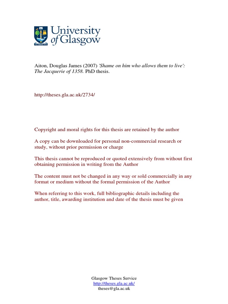 Aiton Douglas James 2007 Shame On Him Who Allows Them To Live - The ...