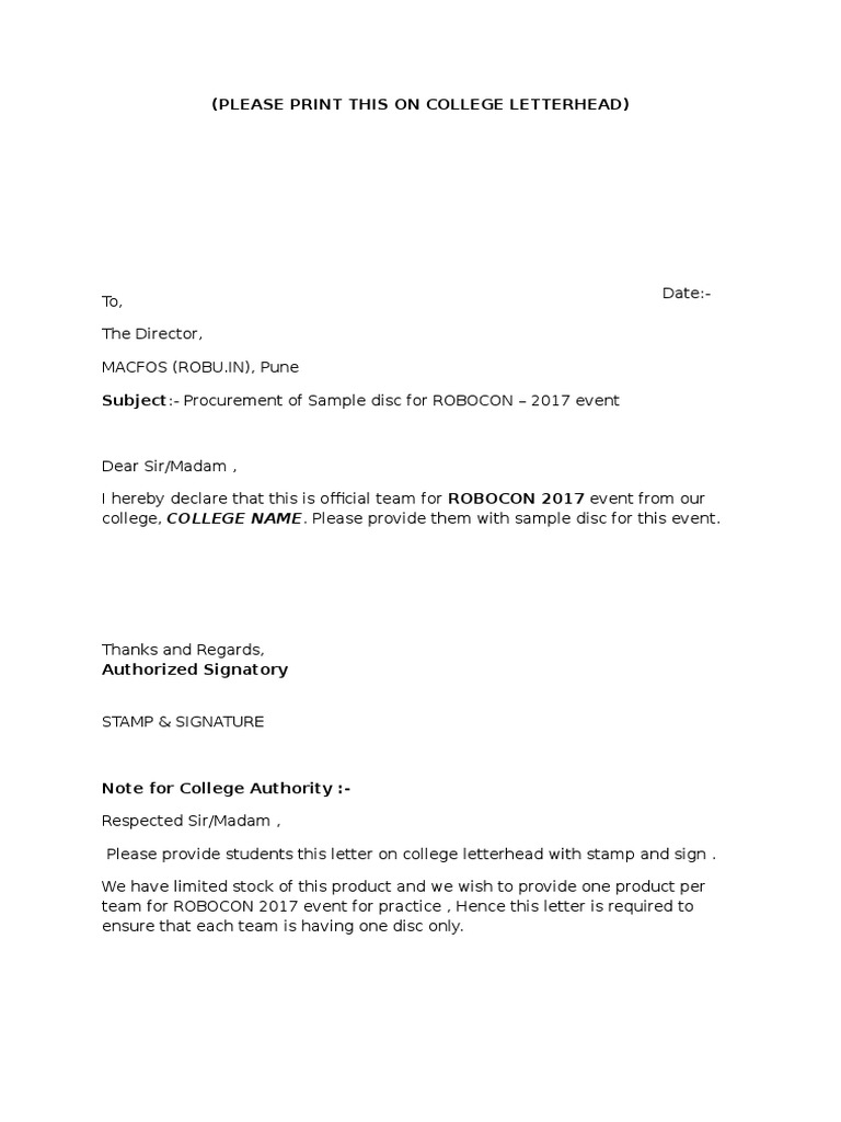 Sample Letter Format | PDF | Career & Growth