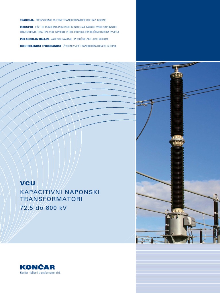Kapacitivni Naponski Transformatori PDF | PDF
