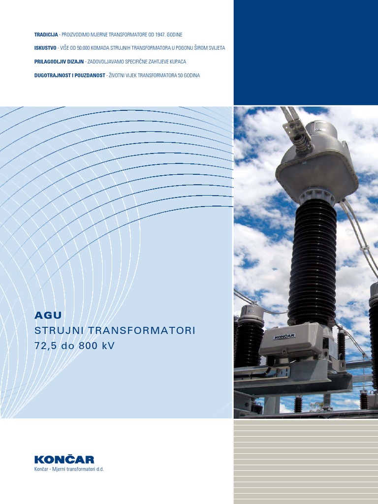 Strujni Transformatori PDF | PDF