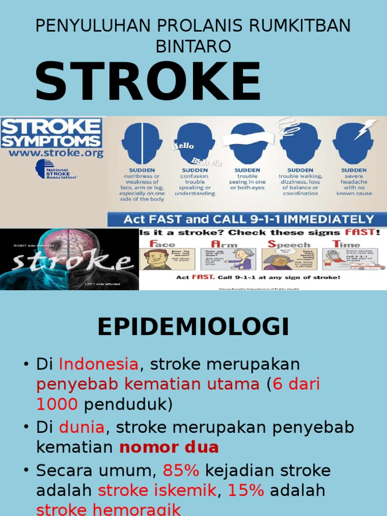 Penyuluhan Prolanis Stroke | PDF
