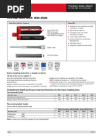 Chemical Anchor Re500 | PDF | Corrosion | Concrete