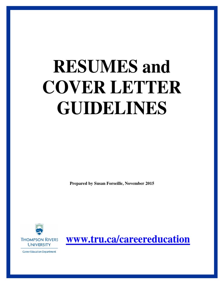 Resume Handout | PDF | Résumé | Master Of Business Administration