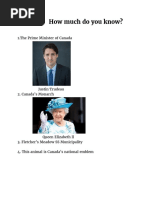 Canadian Citizenship Test Questions | PDF | Provinces And Territories ...