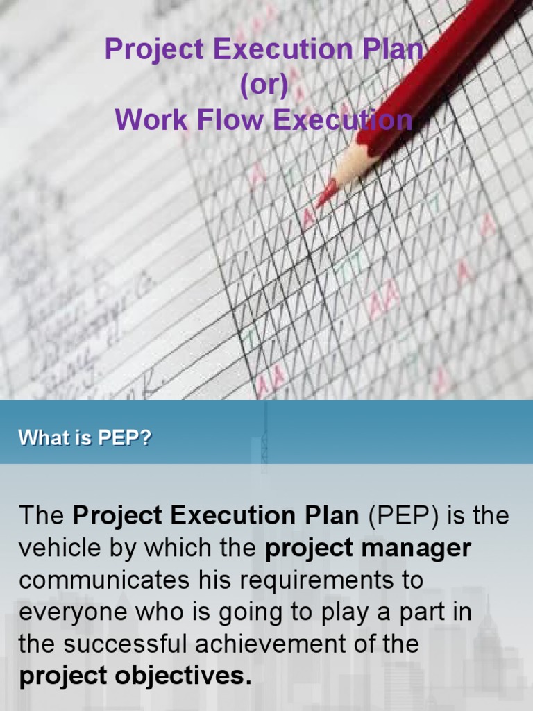 Project Execution Plan (Or) Work Flow Execution | PDF | Quality ...