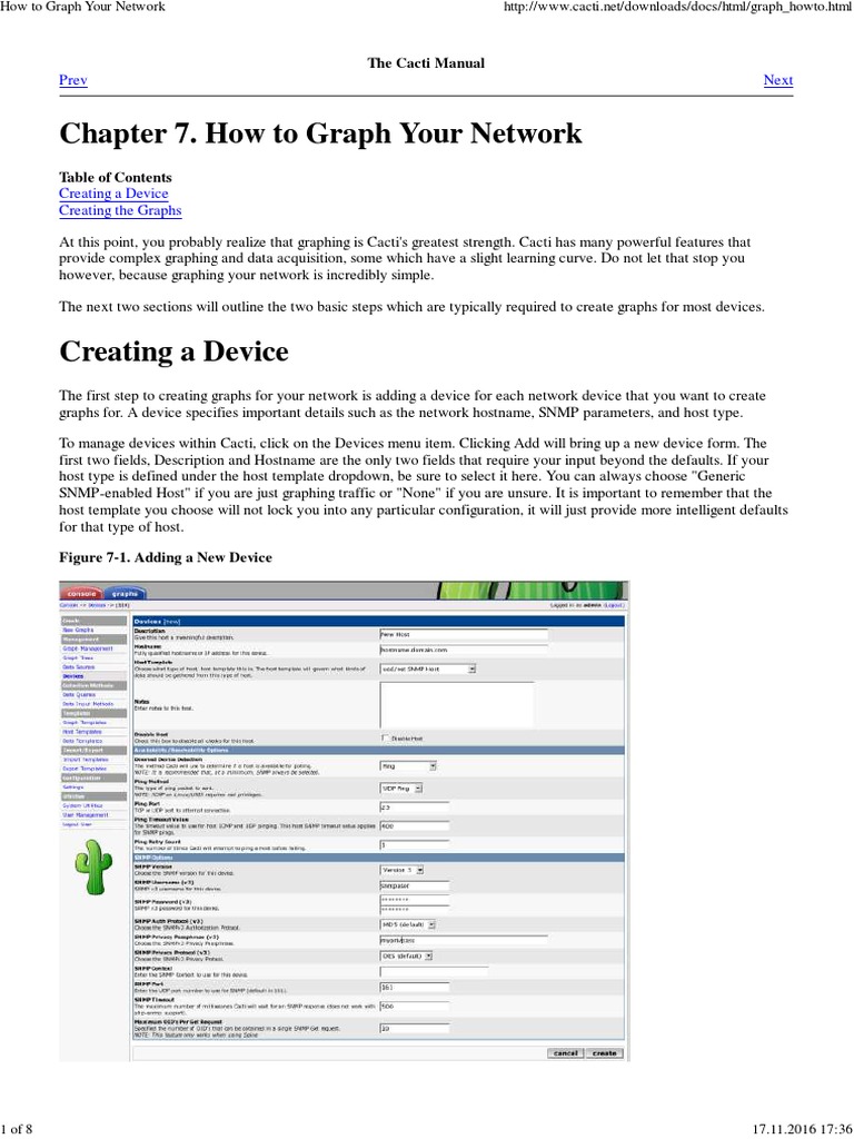 A Step-by-Step Guide to Graphing Your Network with Cacti | PDF | Application Programming ...