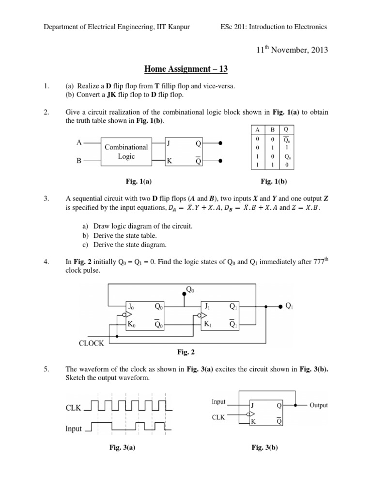 Home Assignment - 13: 11 November, 2013 | PDF | Electrical Circuits ...