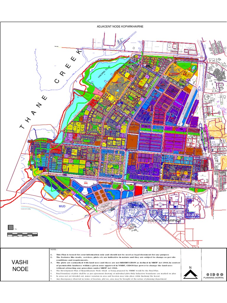Vashi Nodal Plan For TP | PDF | Nature