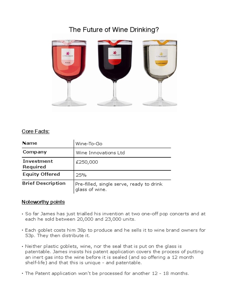 The Future of Wine Drinking | PDF