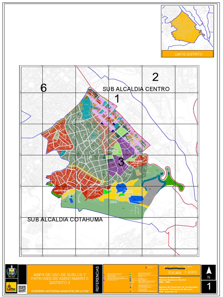 Distrito 3 Sopocachi | PDF | Cartografía | Ciencias de la Tierra