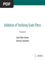 Pda TR 26 Update Sterilizing Filtration of Liquids Meeting Validation Requirements PDF | PDF ...