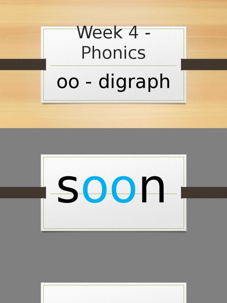 Week 4 - Phonics | PDF | Wellness