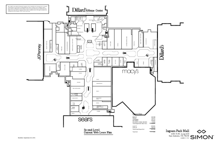 Ingram Park Mall Store Directory Map | PDF