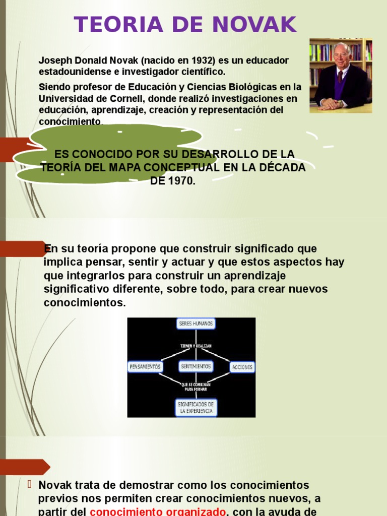 Teoria de Novak Expo | PDF