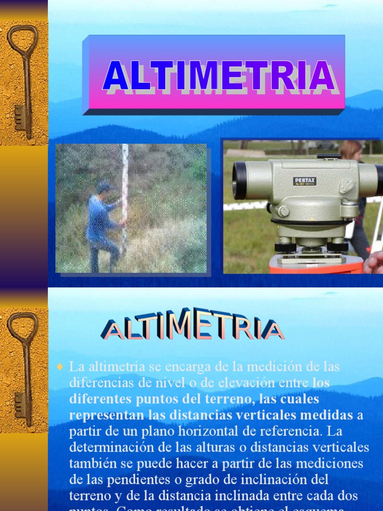 Altimetria | PDF | Ingeniero civil | Geofísica
