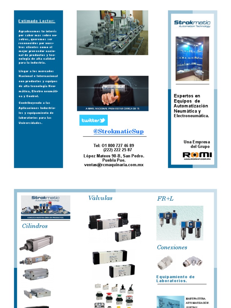 Triptico Strokmatic | PDF | Automatización | Teoría de sistemas