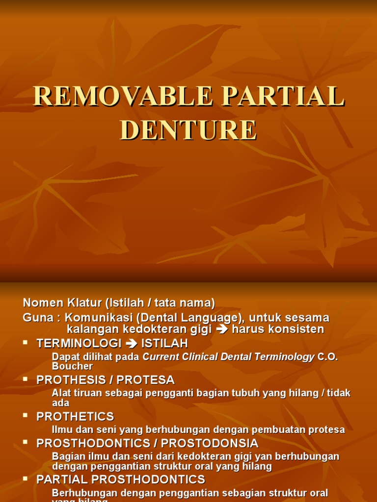 Prostodonsia II | PDF