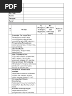 Contoh Design Layout Rute Evakuasi & Apar | PDF