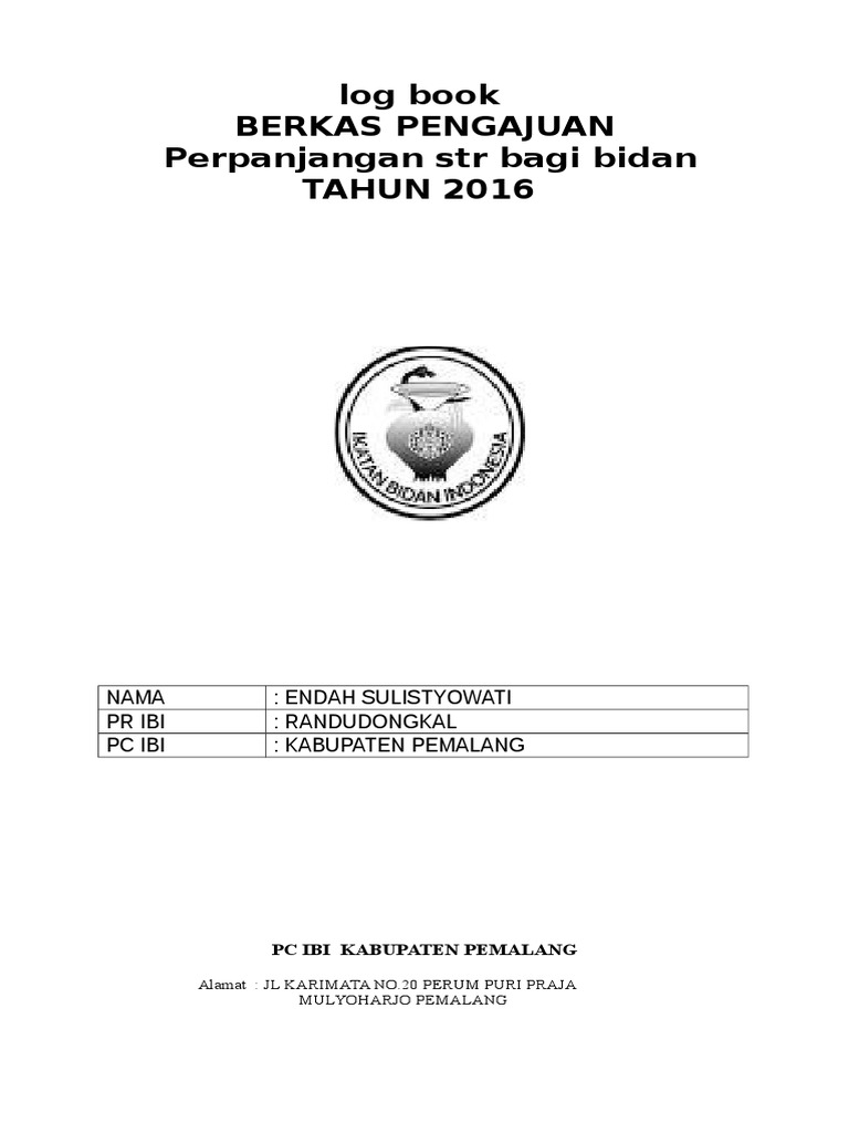 Perpanjangan STR Bidan 2016 | PDF