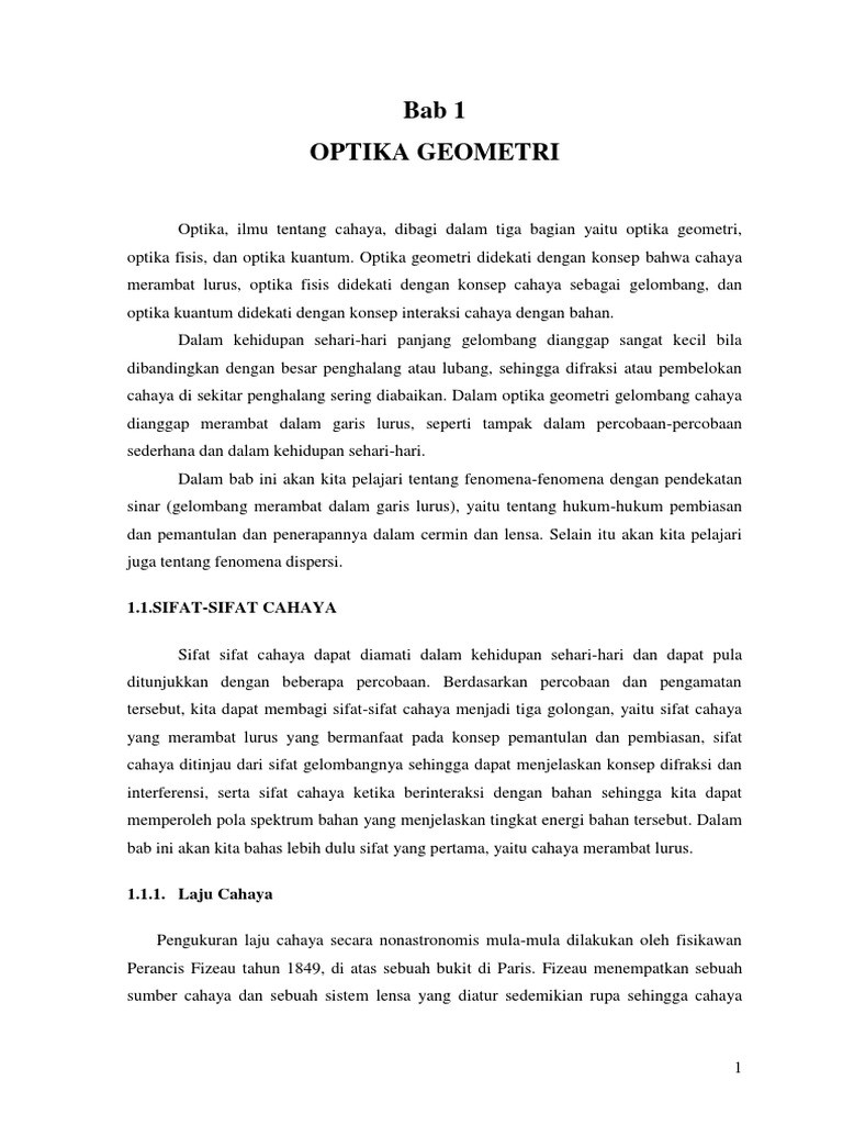 Arah Sinar Bias Berdasarkan Hukum Snellius | PDF | Metode & Bahan Ajar ...