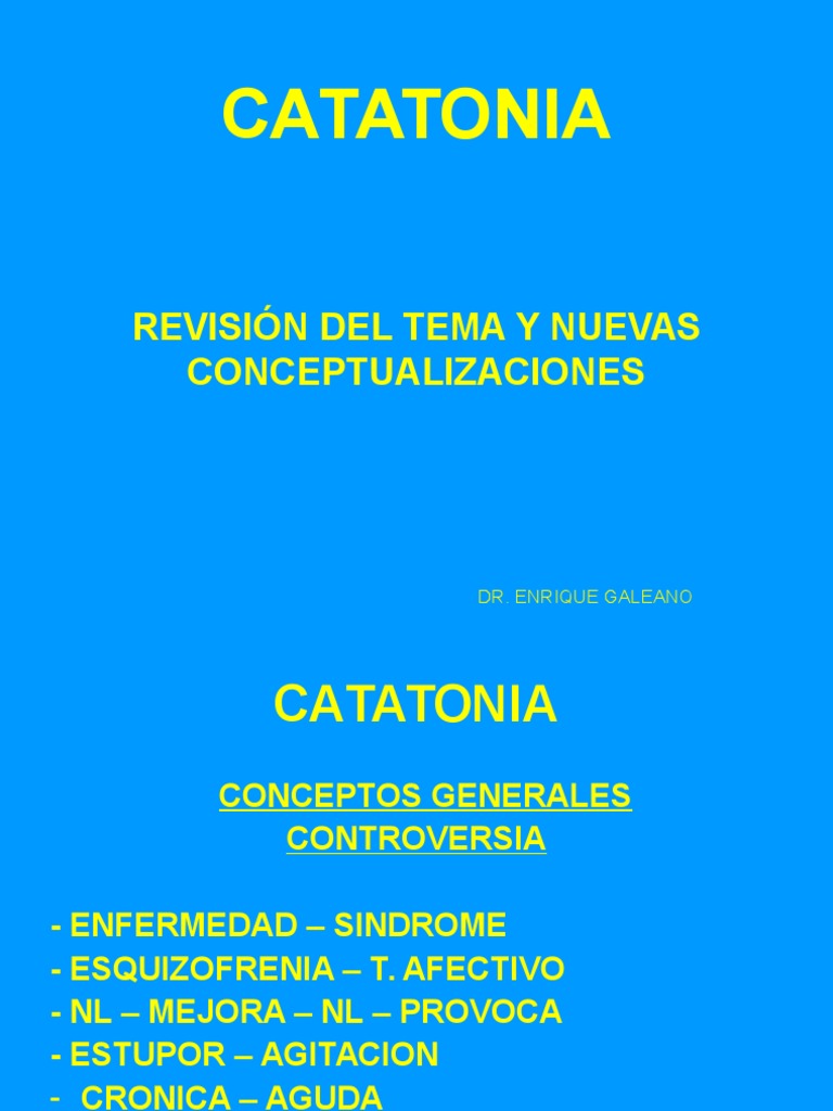 Catatonia | PDF