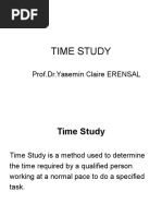 Template Time Study | PDF