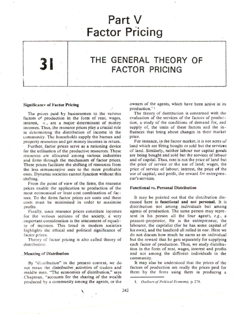 Modern Economic Theory Chapter31-40 | PDF | Labour Economics | Demand