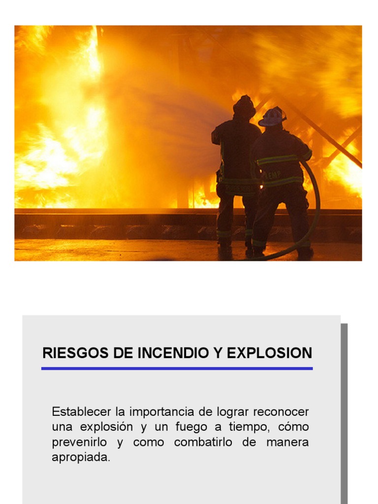 Riesgos de Incendio EXPOSICION | PDF | Combustión | Calor