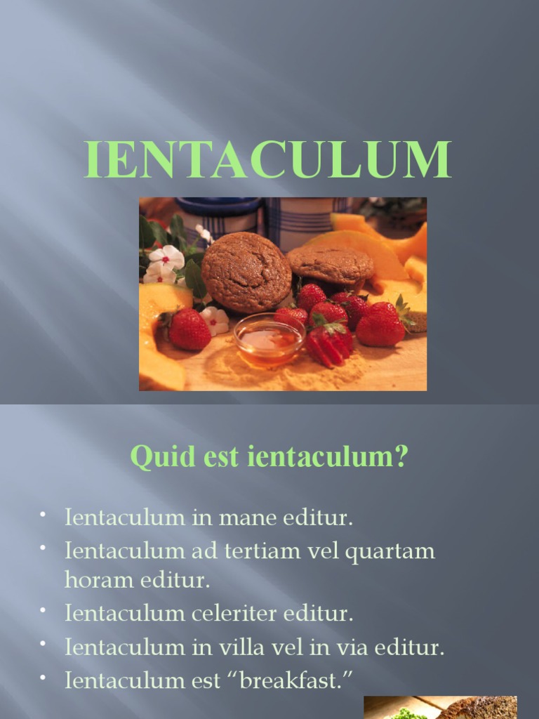 Ientaculum | PDF