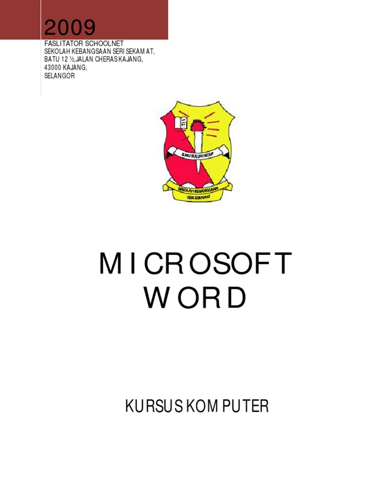 Nota Ms Word Asas | PDF