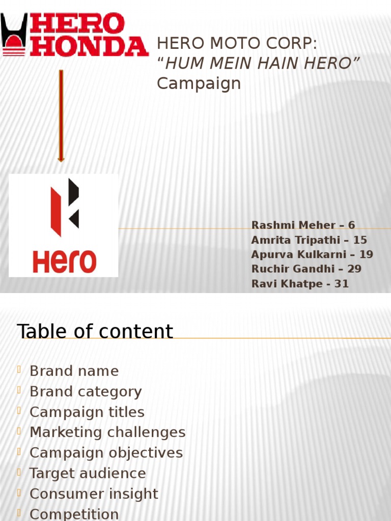 Hero Honda Split | PDF | Advertising | Target Audience