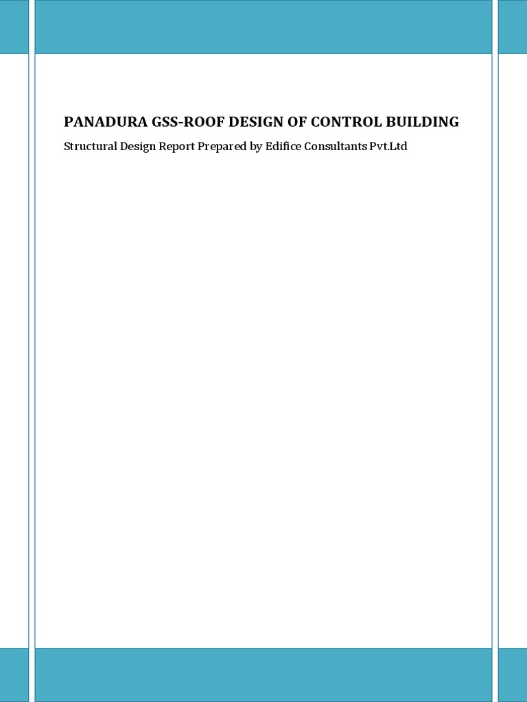 Structural Design Report 07.06.2016 | PDF | Structural Load ...