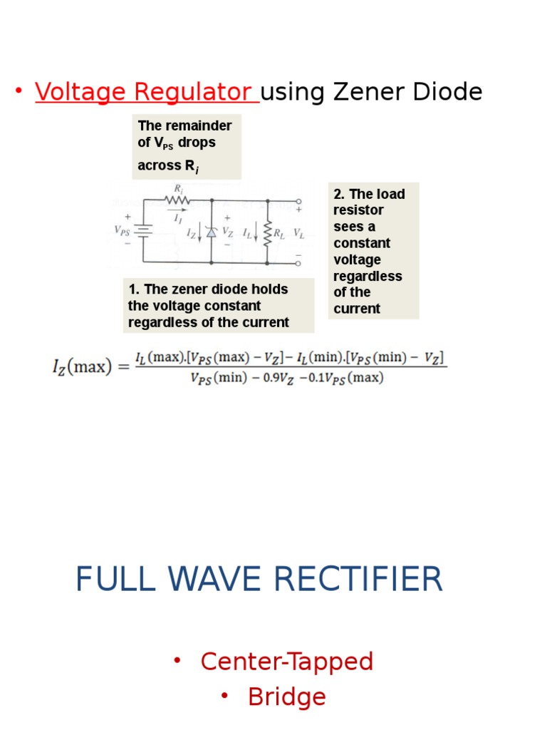 Full Wave Rectifier, PIV | PDF
